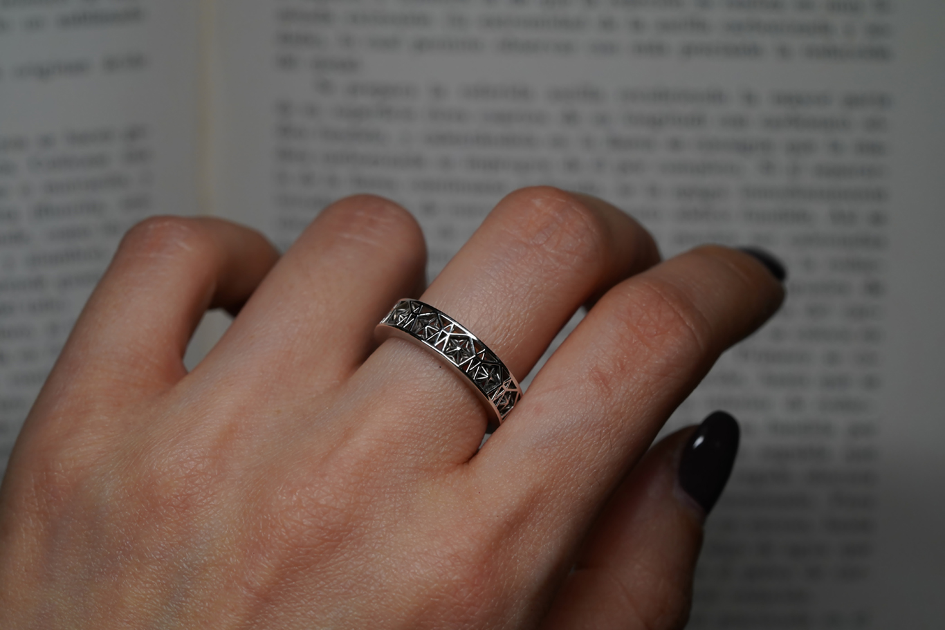 The 3D Starry Ring 5mm (Pre-Order Only)